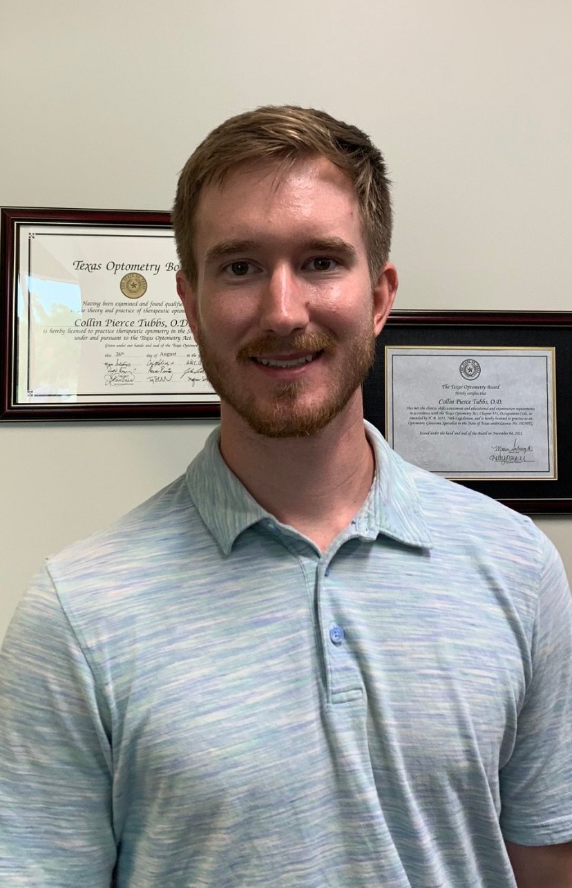 Optometrist Dr Collin Tubbs Austin/SV